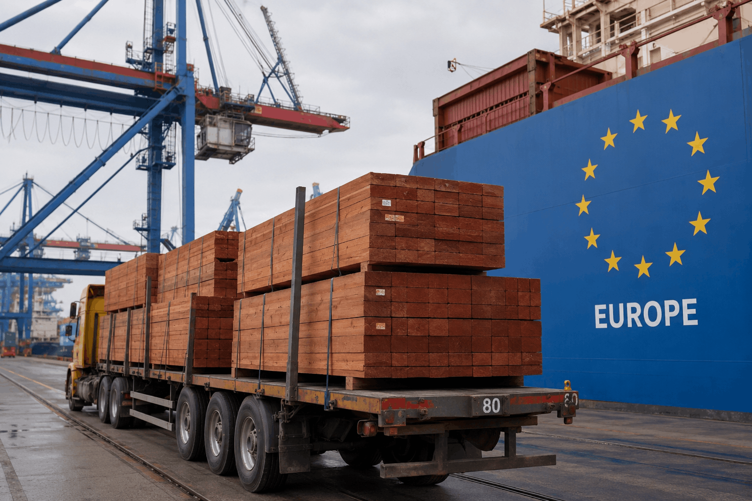 EU tropical wood imports remain weak in Q1 2026 as construction demand ...